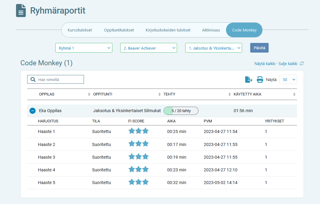 Johdanto CodeMonkey ohjelmointikurssien käyttöön – NäppisTaituri
